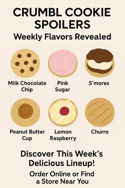 Crumbl Cookie Spoilers June 2025 – Weekly Leaks & Flavors